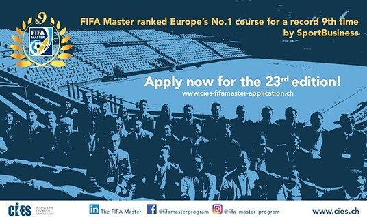 FIFA Master 23rd Edition | International Council of Sport Science and ...